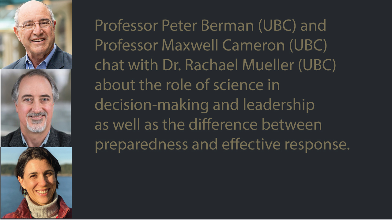 "Disruptive politics can trump preparedness" with Profs. Cameron and ...